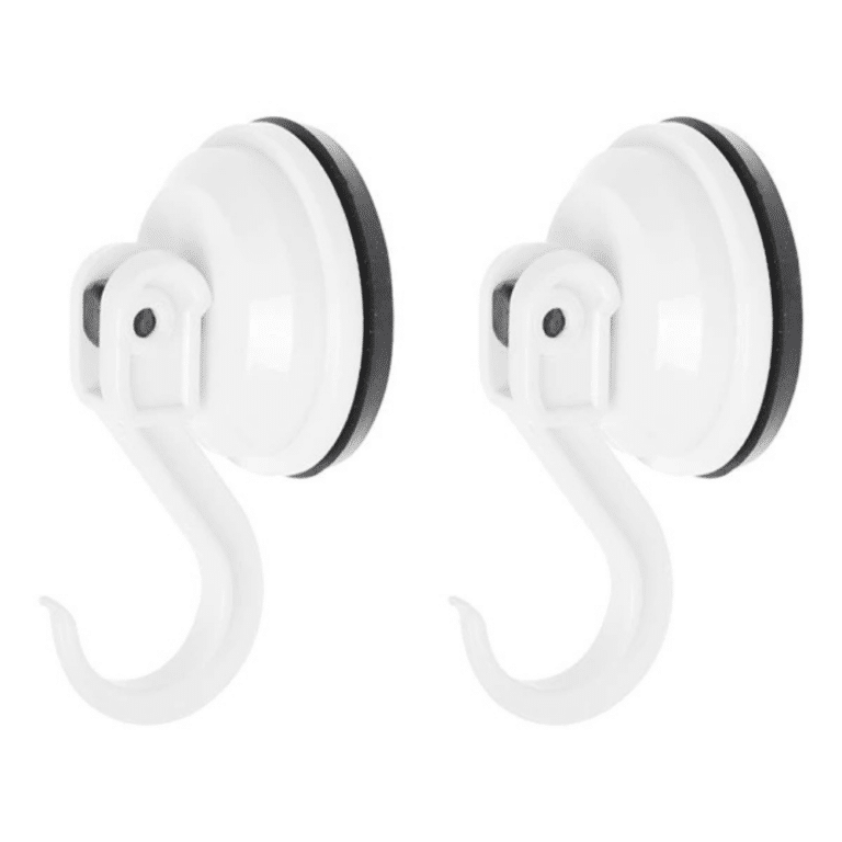 Krog med sugekop – Sort eller hvid | ophæng på dør